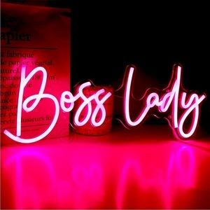 Urban Outfitters | Party Supplies | Boss Lady Pink Neon Led Feminine ...